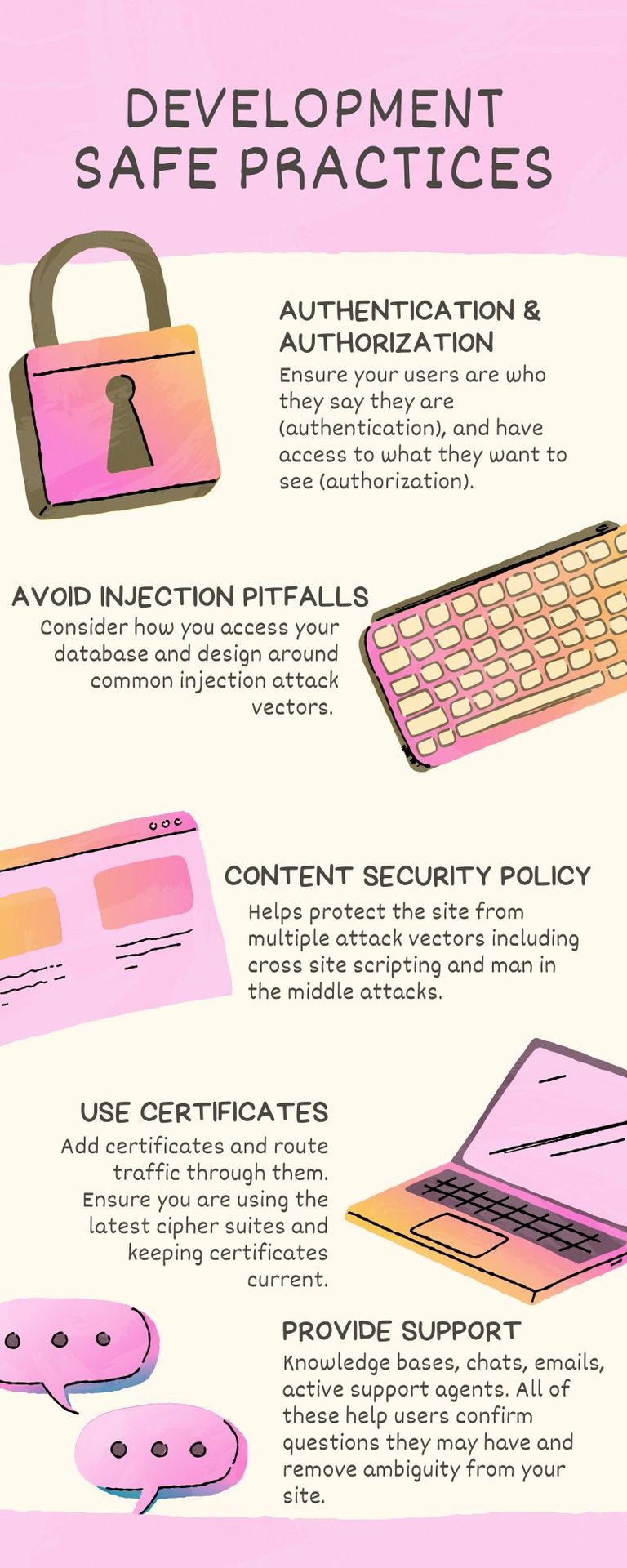 Development Safe Practices